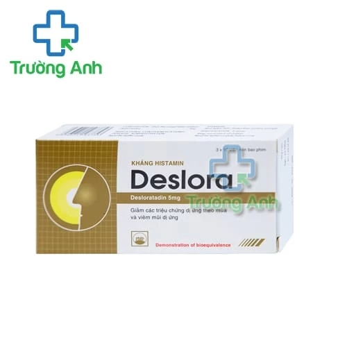 Deslora 5mg Pymepharco - Thuốc điều trị viêm mũi dị ứng